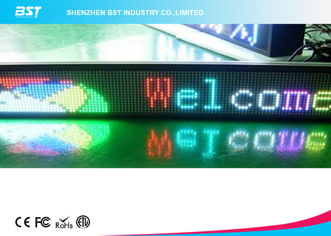 Indoor RGB Full Color LED Moving Message Display Programmable Signs