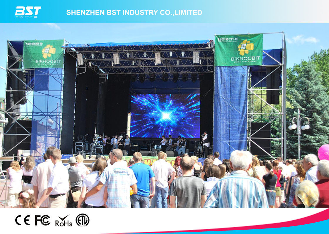 High Resolution Outdoor Rental Led Display Stage Led Screen 8mm Pixel Pitch