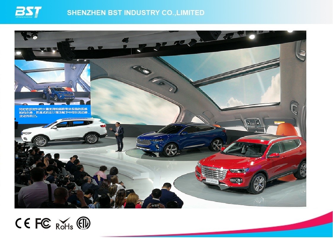 High Brightness Curved Mesh / Strip Flexible Led Display Screen Angle ...