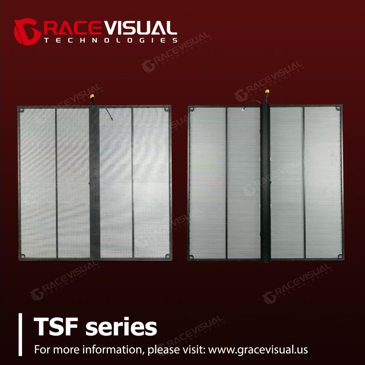 TSF Series Transparent LED panel with High transparency and Ultra thin ...
